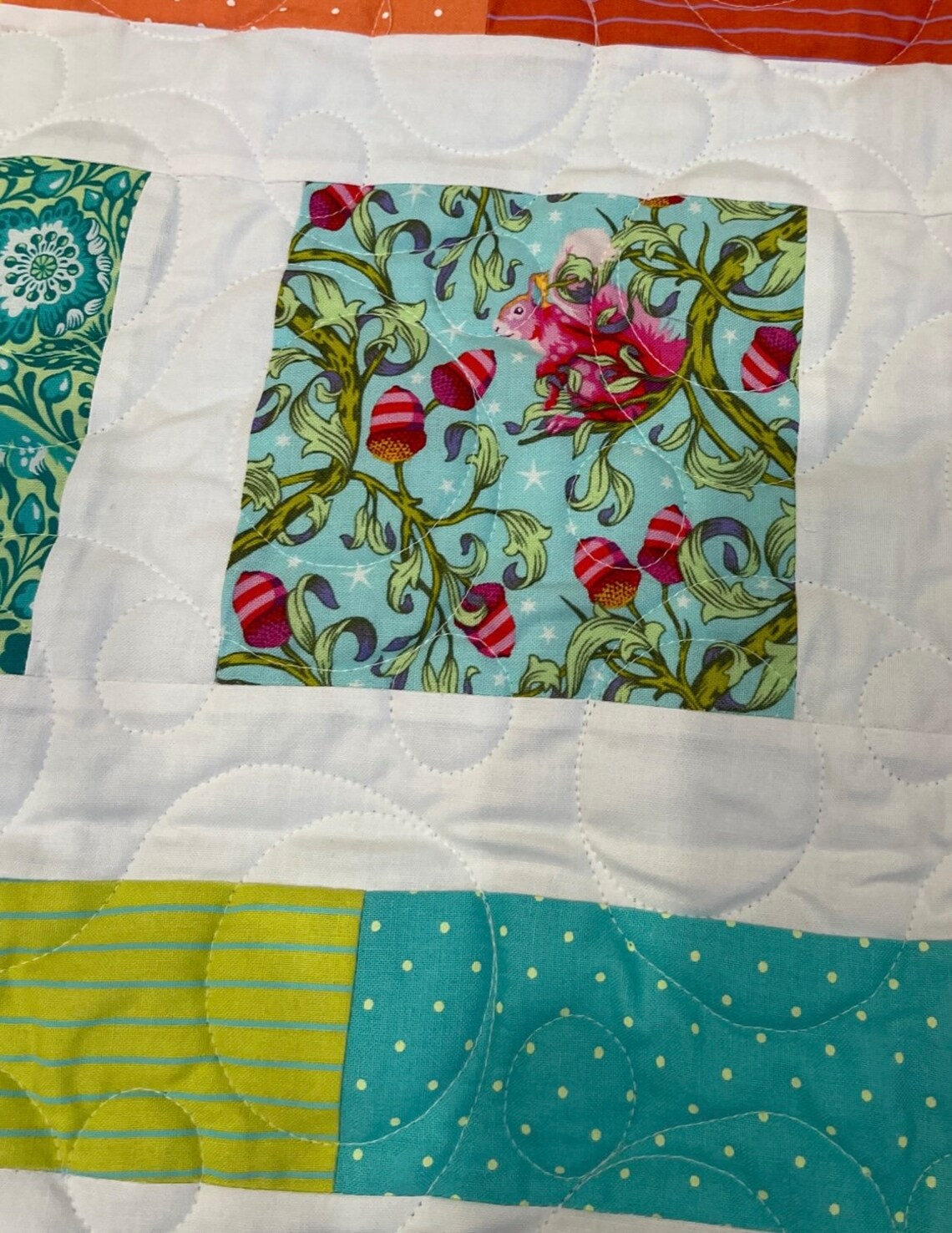 Tiny Beast Scrappy Baby Quilt - Etsy