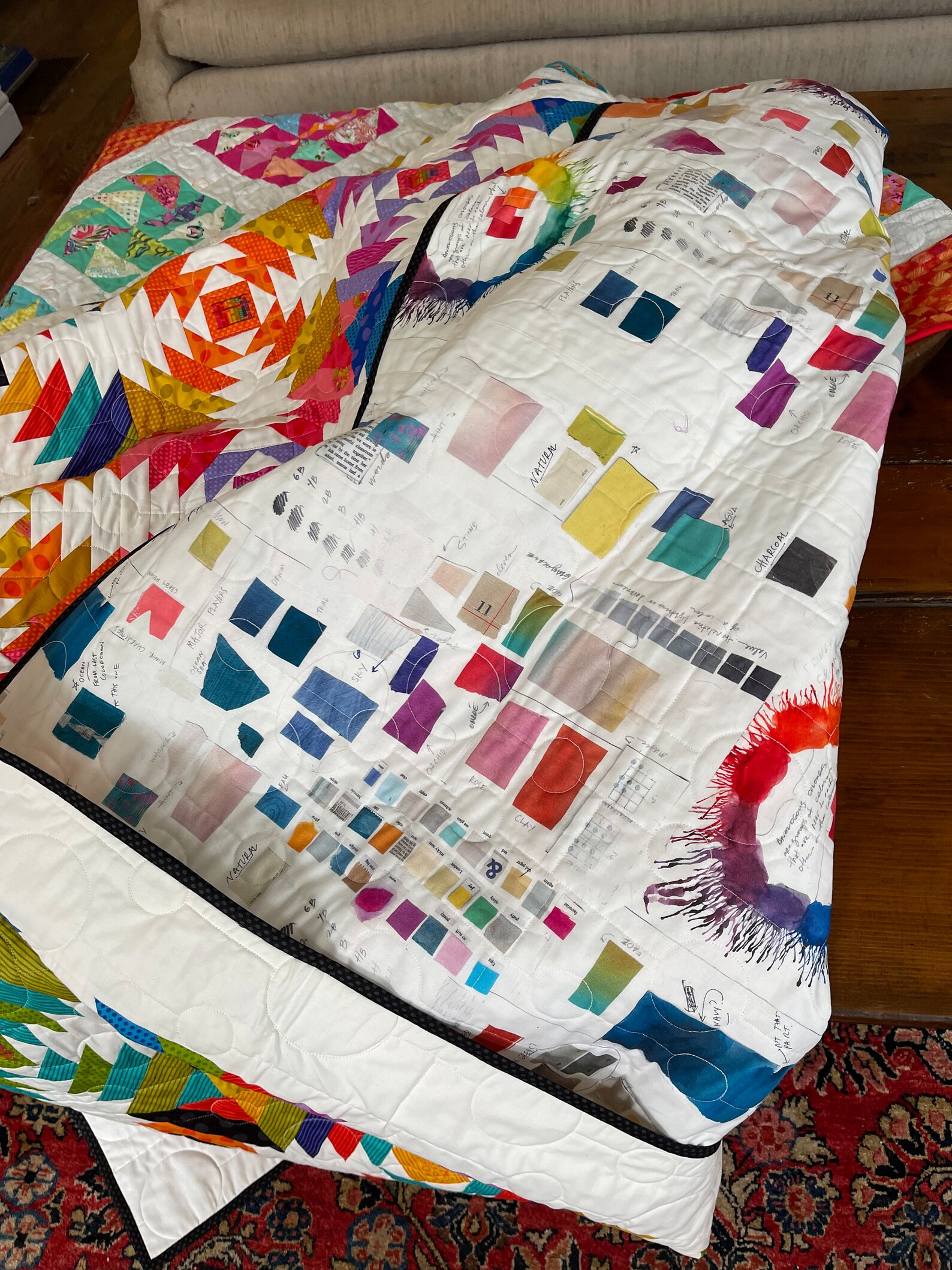 AG Pineapple Crib or Wall Quilt - Etsy