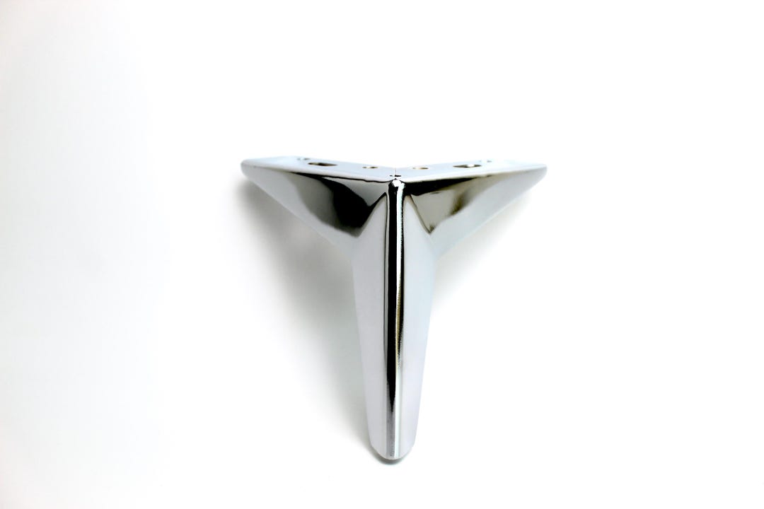 5" Metal Chrome Leg Sofa/ Chair/ Ottoman Furniture Leg- Set of 4 - Etsy