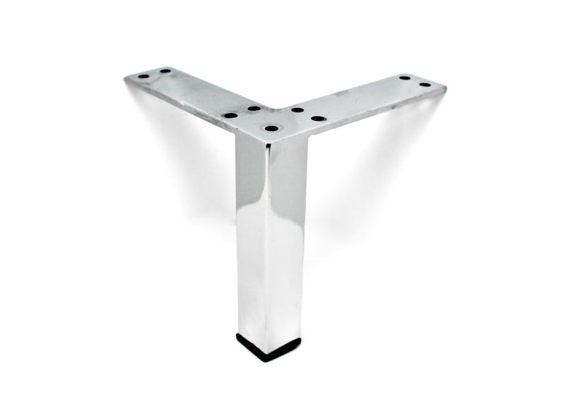 5 Metal Chrome Leg Sofa/ Chair/ Ottoman Furniture Leg Set of 4 - Etsy