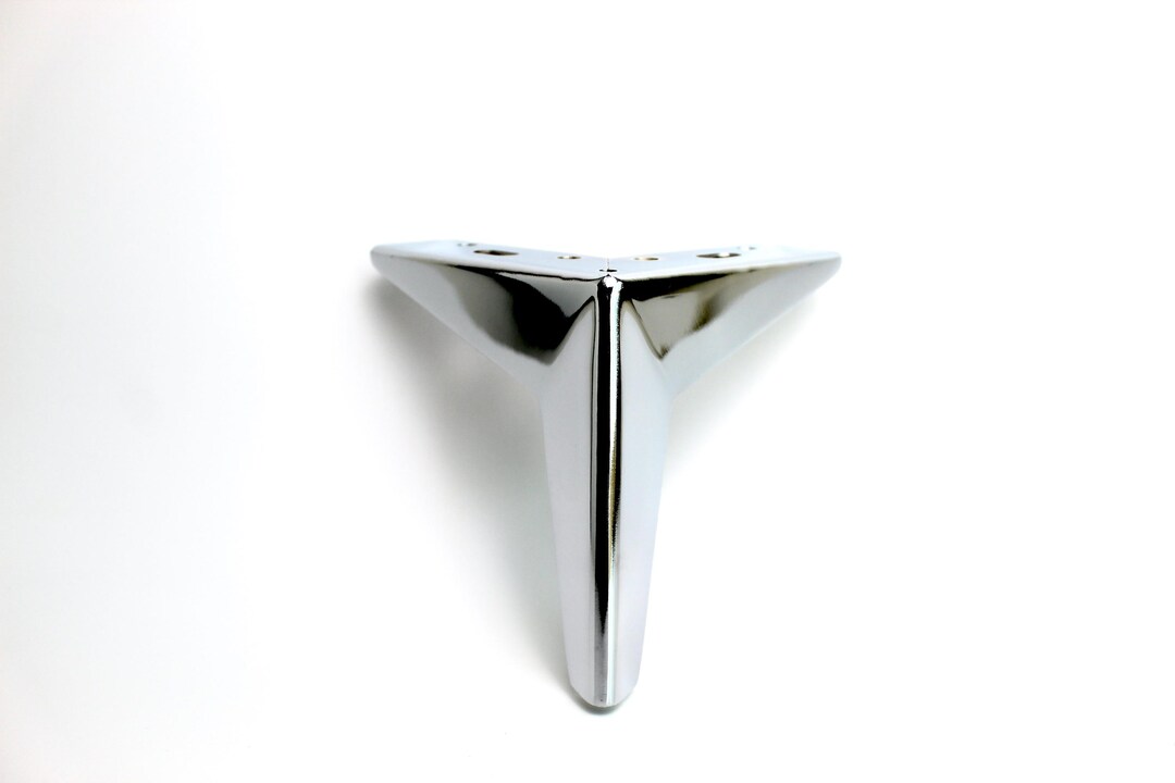 5" Metal Chrome Leg Sofa/ Chair/ Ottoman Funiture Leg- Set of 4 - Etsy