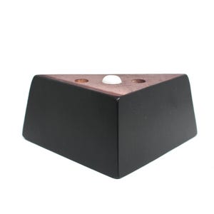 2.50" Corner Triangle Sofa/ Chair/ Ottoman Wood Furniture Leg - Set of ...