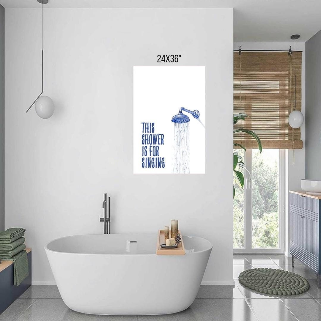 This Shower is for Singing a Minimalist Comfort Room and Bath Decor ...