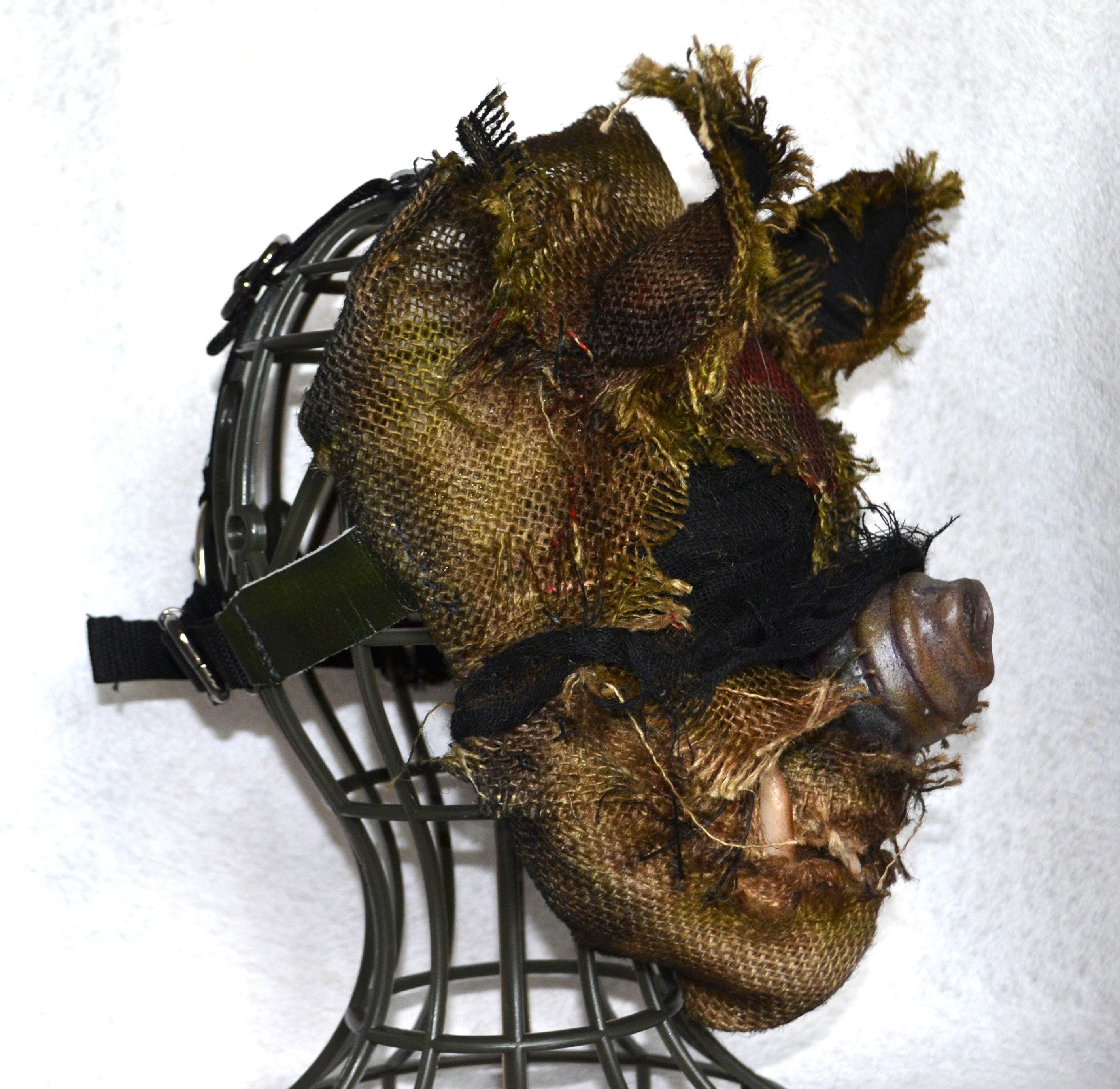 Custom Horror Latex Hessian Mask One off - Frankie's Hoedown Pigzy ...