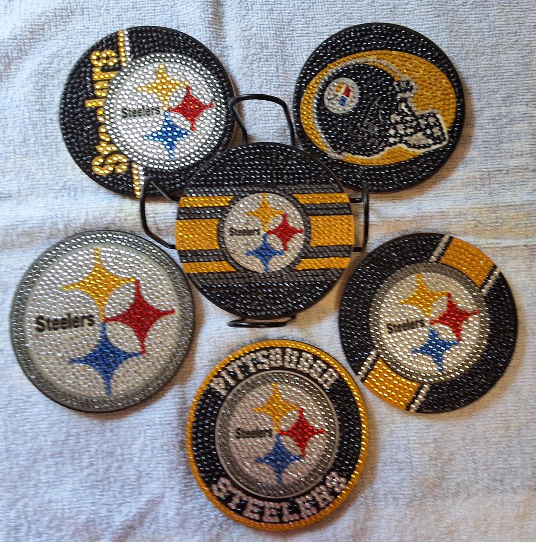 NFL Pittsburgh Steelers Coasters - Etsy