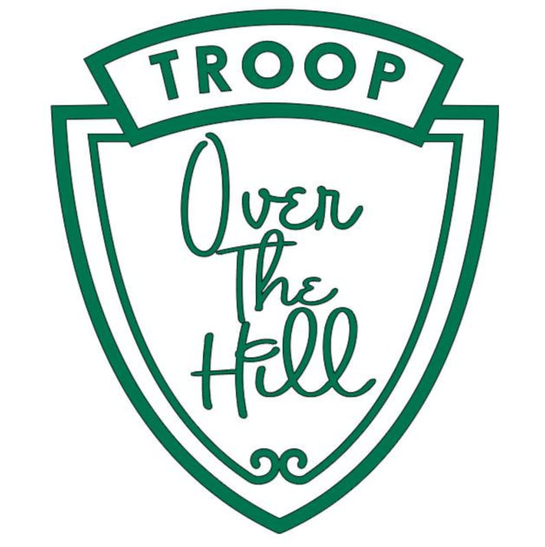 Troop Over the Hill .SVG .PNG - Etsy