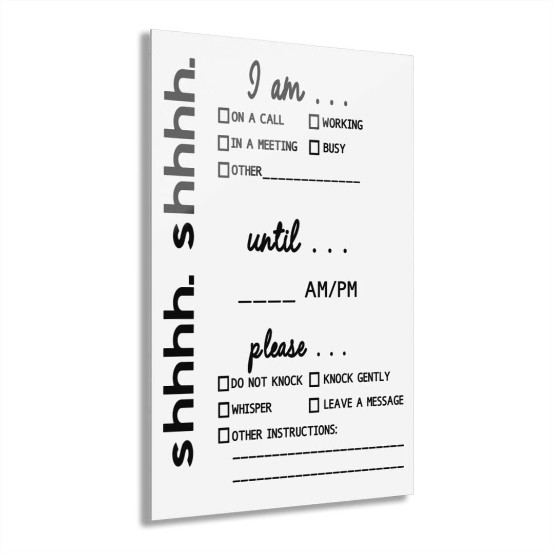 Status Board: Office Door Communication Whiteboard - Etsy