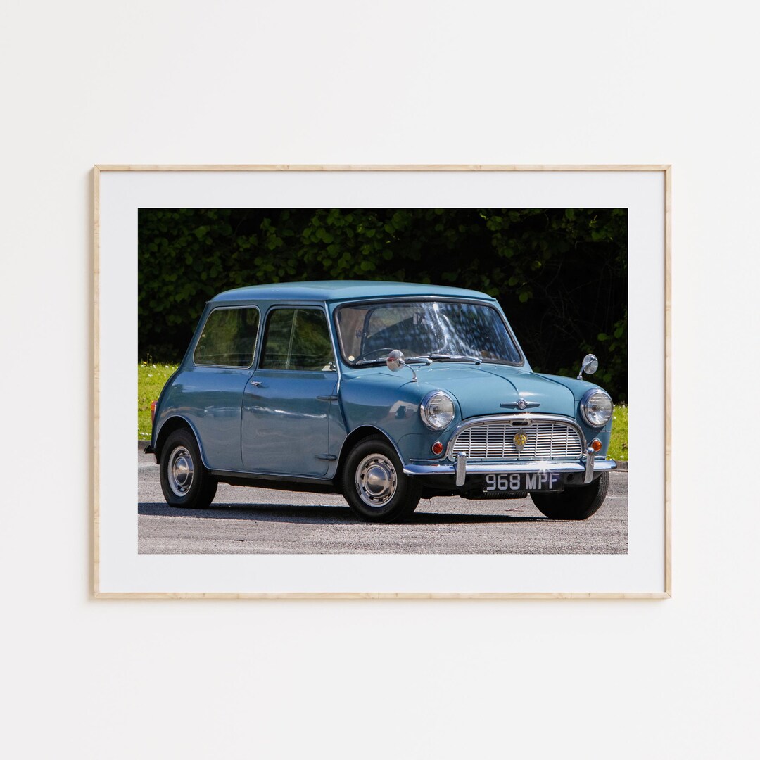 1959 Morris Mini Minor De-luxe Poster, 1959, Classic Car, Wall Art ...