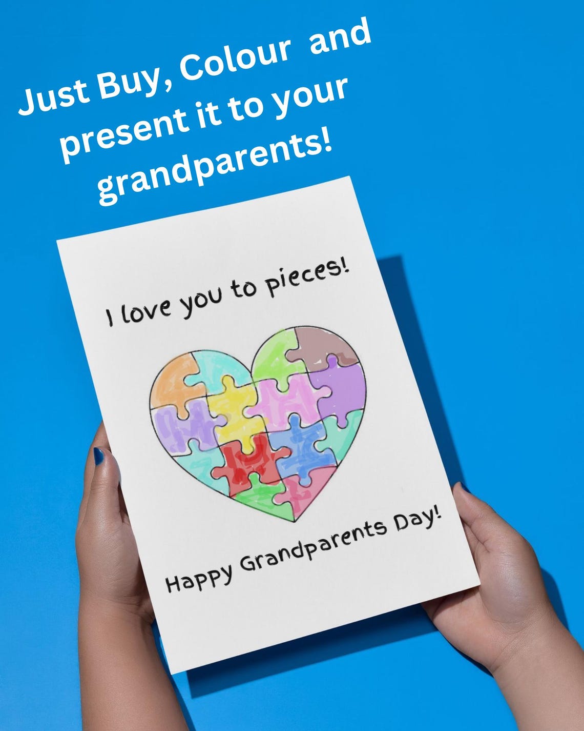 Happy Grandparents Day Card for Kids | Grandparents Day Celebration ...