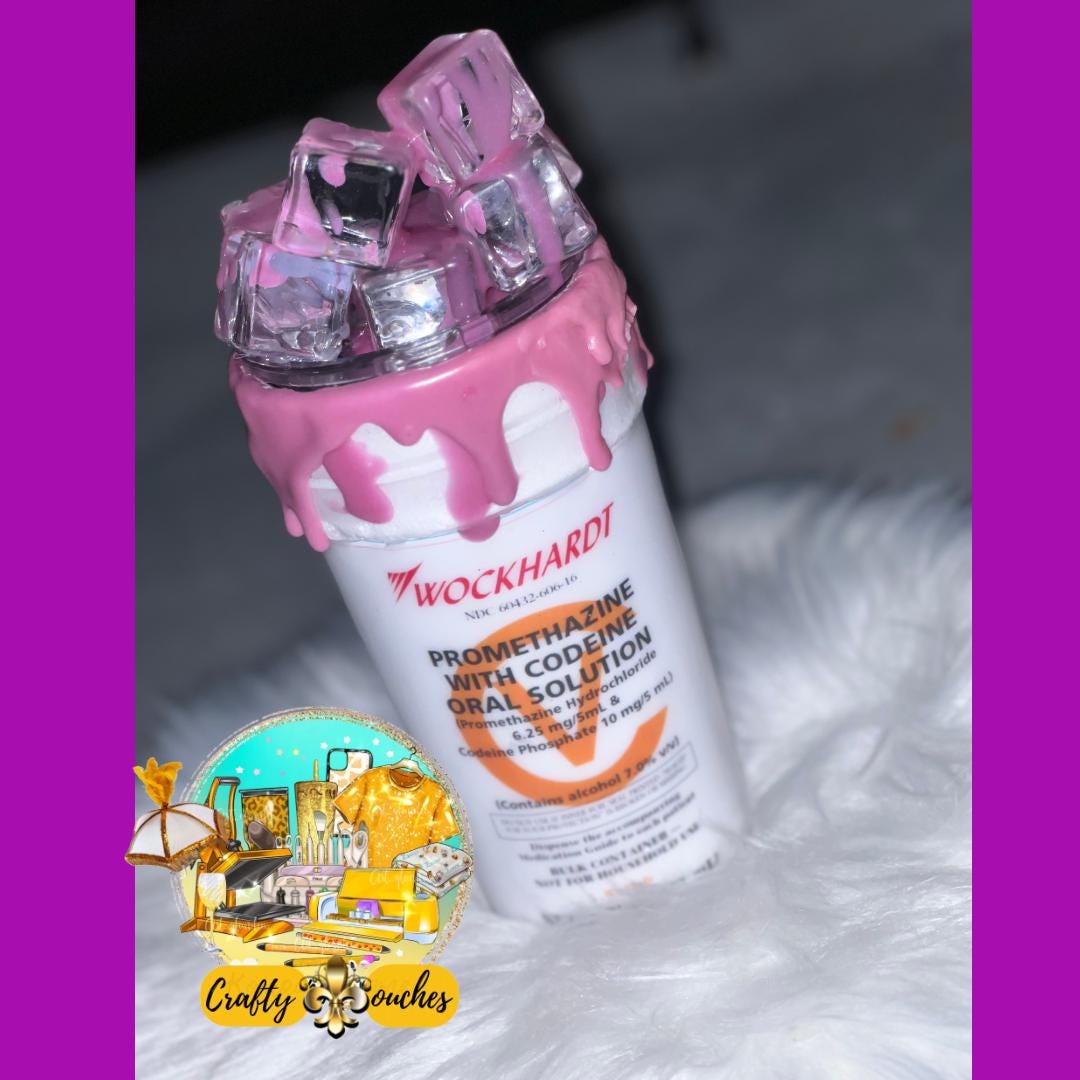 Custom Double Cup Wockhart Lean Drip Ice Cube Tumbler/lean Tumbler ...