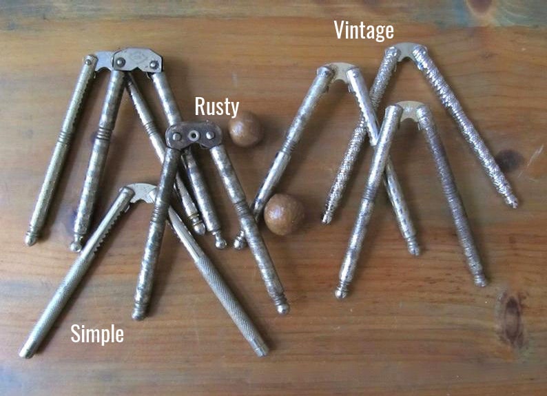 Vintage Metal Nutcracker Nut Pick Set Rustic Kitchen Utensil - Etsy