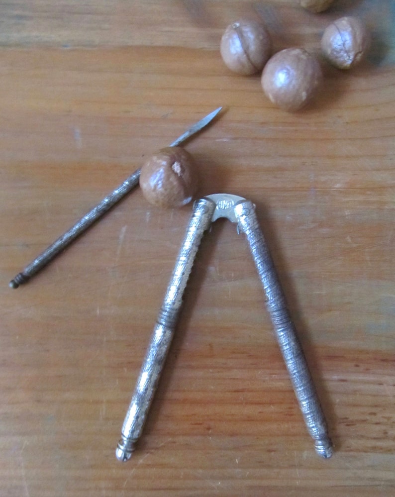 Vintage Metal Nutcracker Nut Pick Set Rustic Kitchen Utensil - Etsy