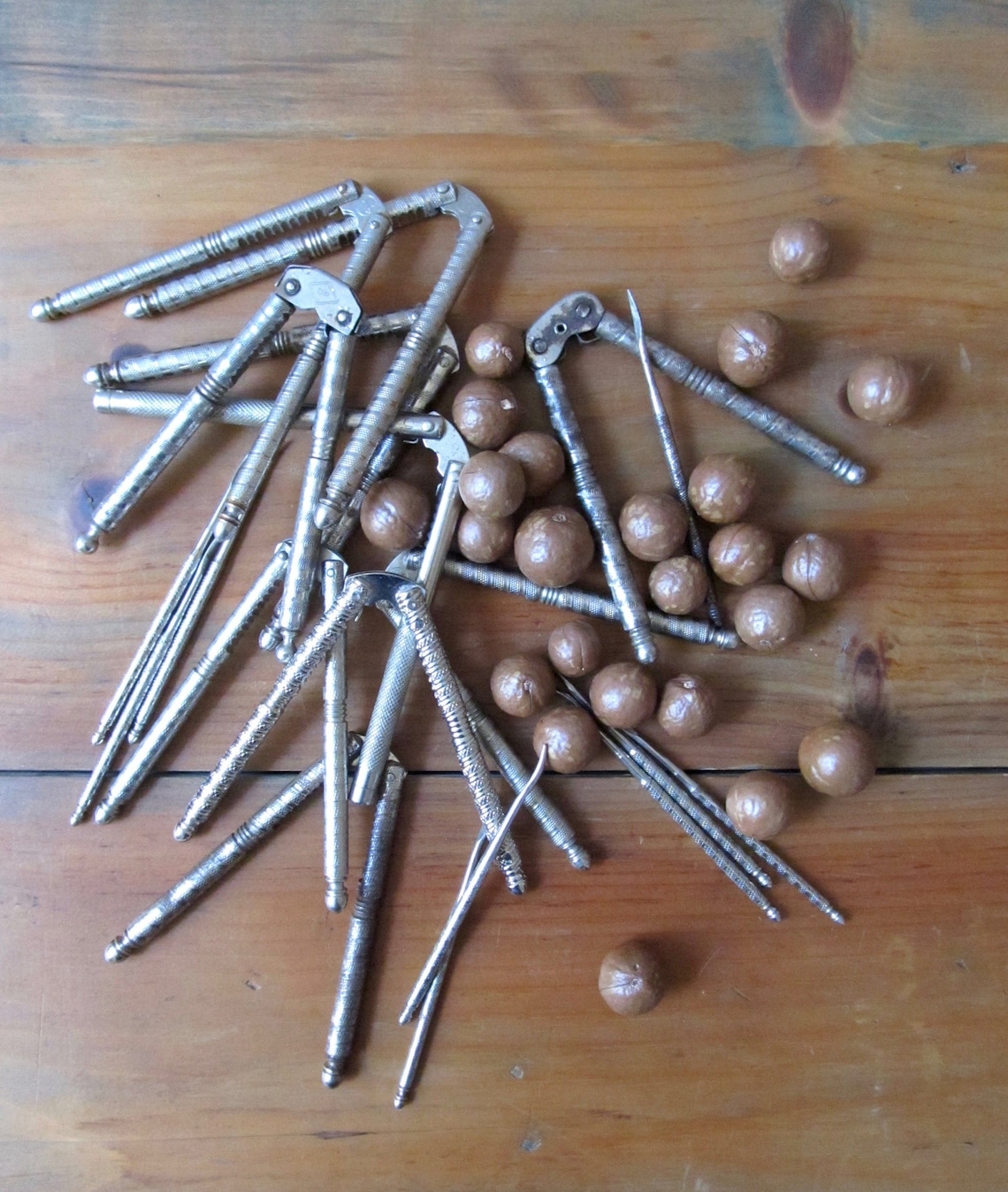 Vintage Metal Nutcracker Nut Pick Set Rustic Kitchen Utensil - Etsy
