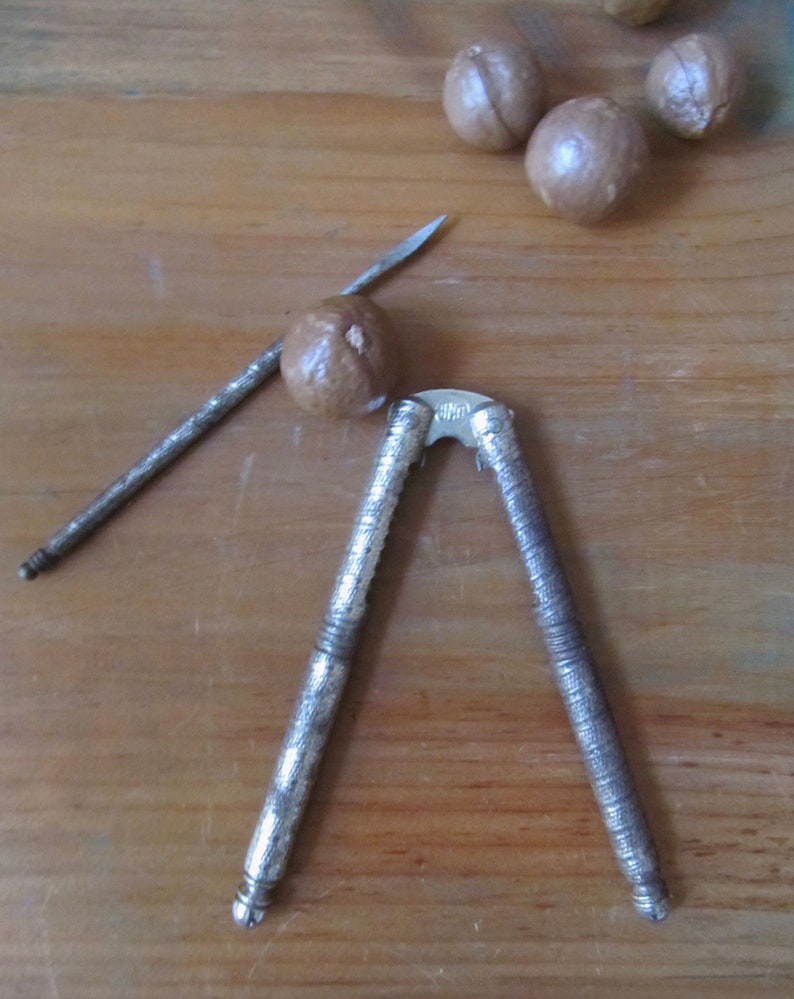 Vintage Metal Nutcracker Nut Pick Set Rustic Kitchen Utensil - Etsy