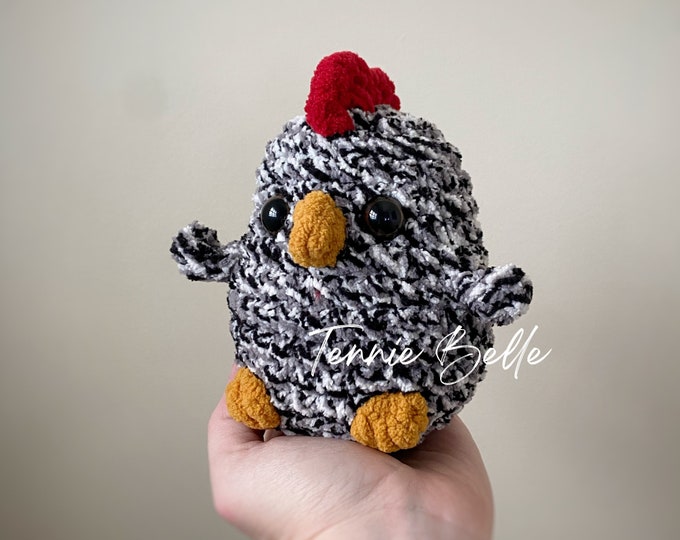 Chicken Plush, Hen Crochet Plush, Farmhouse Chick, Farmhouse Decor ...