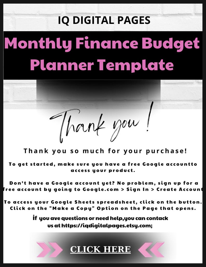 Monthly Finance Budget Planner Template, Editable Google Sheets ...
