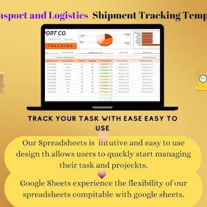 Transport and Logistics Shipment Tracking Spreadsheet Template ...