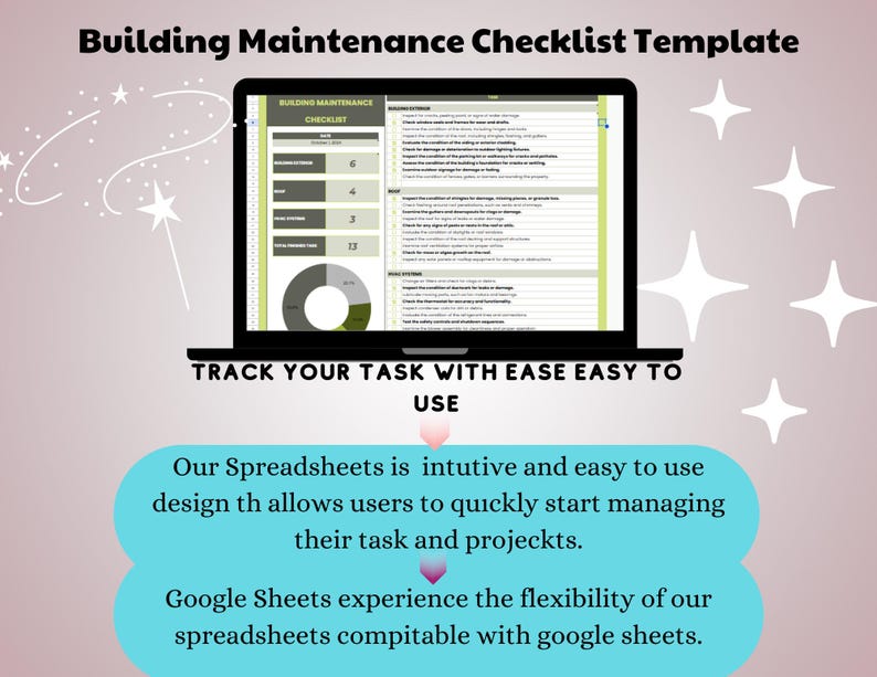Building Maintenance Checklist Template: Editable Google Sheets ...