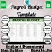 Payroll Budget Template Employee Salary and Benefits Tracking ...