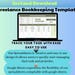 Freelance Bookkeeping Template,editable Google Sheets,digital Download ...