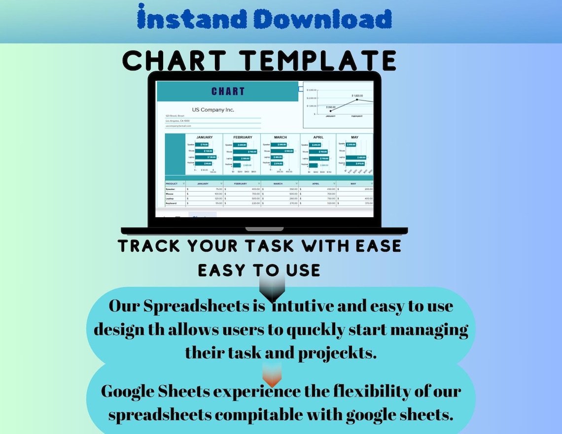 Chart Template Google Sheets Create Professional Charts Easily Customizable&versatile Visualize ...