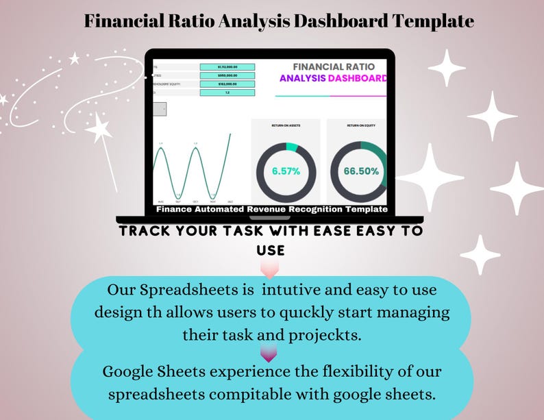 Financial Ratio Analysis Dashboard Template, Editable Google Sheets ...