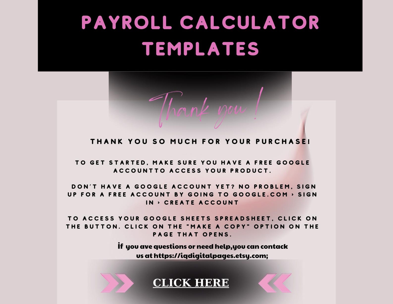 Payroll Calculator Template, Editable Google Sheets, Easy to Use ...