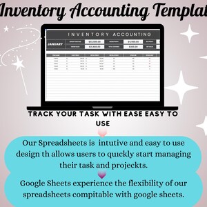 Inventory Accounting Template, Editable Google Sheets, Stock Tracker ...