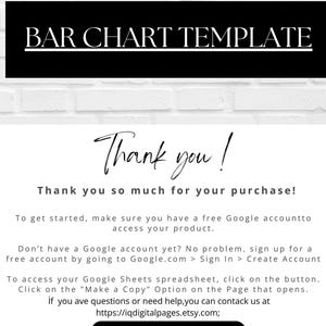 Bar Chart Template Google Sheets Easy to Customize Visual Data Analysis ...
