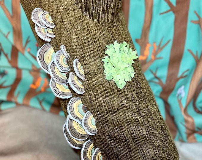 Your Very Own Log With Turkey Tail and Lichen - Etsy