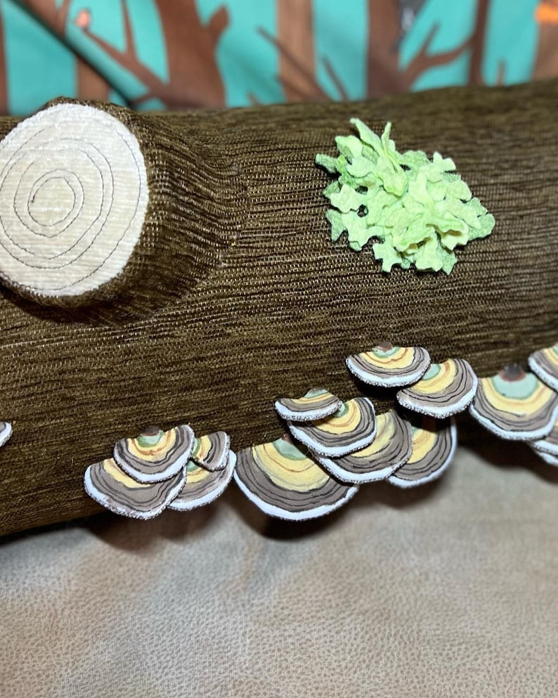 Your Very Own Log With Turkey Tail and Lichen! - Etsy