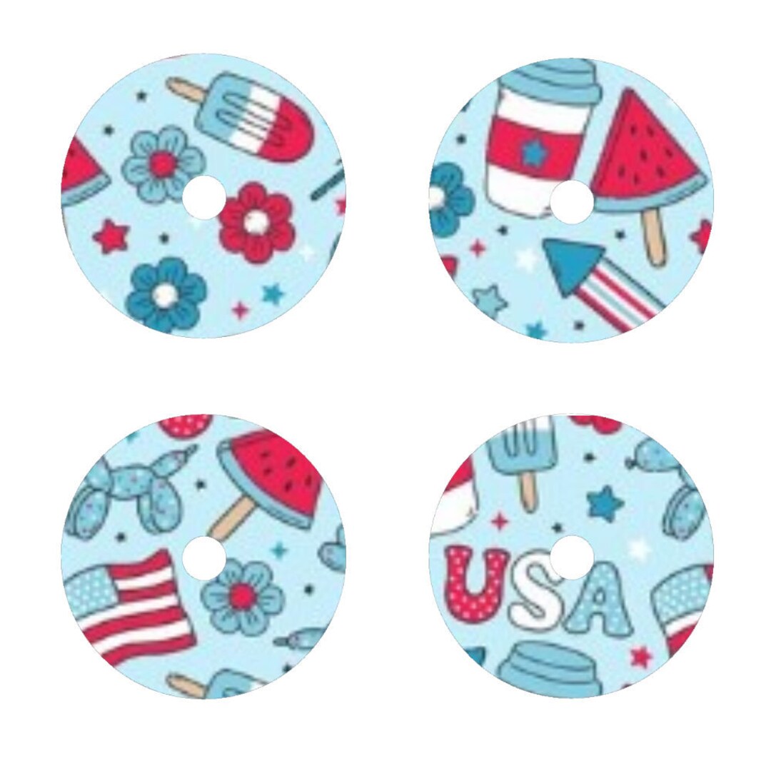 Cute USA Vinyl Sticker for Freestyle Libre 1 or 2 Sensor - Set of 4 - Etsy