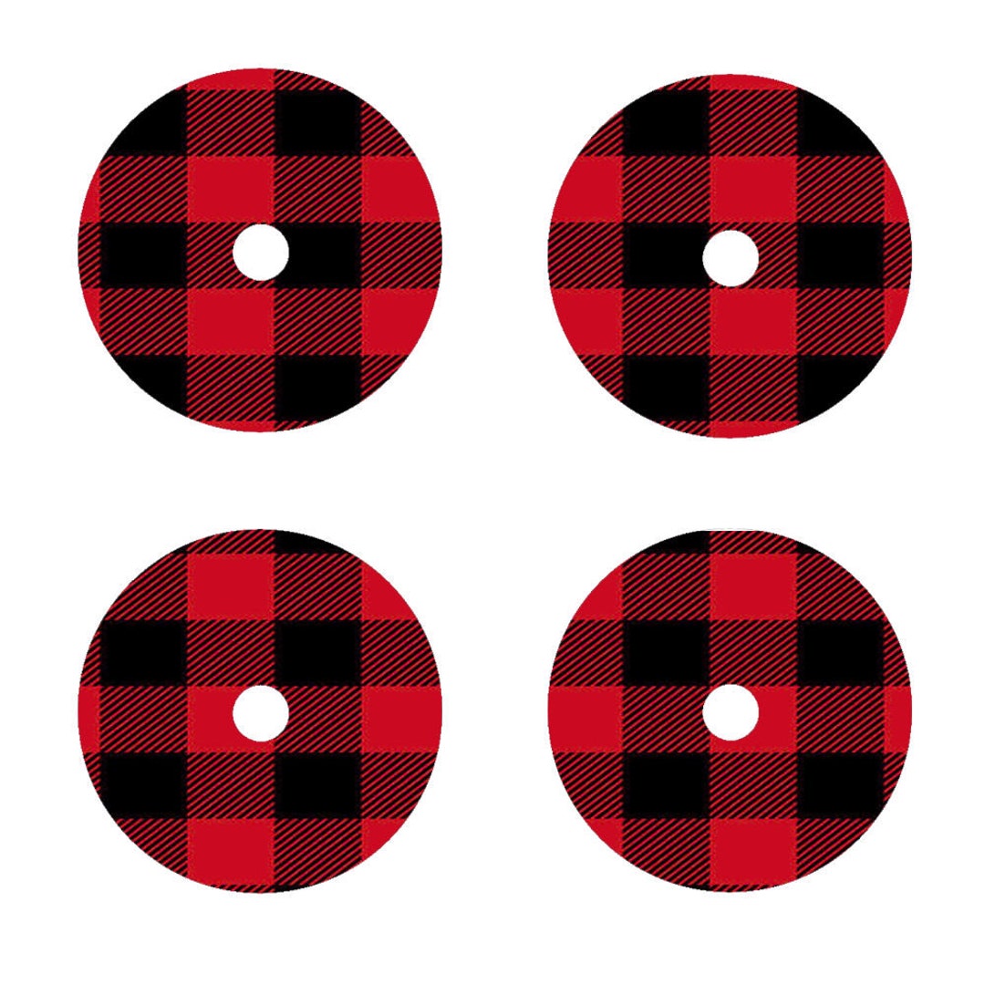 Buffalo Plaid Vinyl Sticker for Freestyle Libre 1 or 2 Sensor - Set of ...