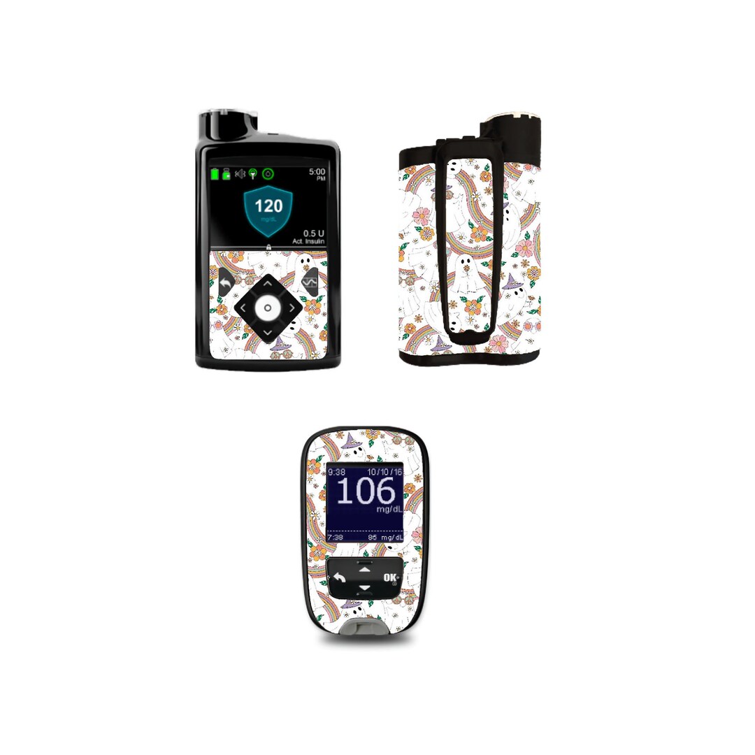 Flower Ghost Vinyl Decals for Pump And/or Meter (choose a Set)- 770g ...