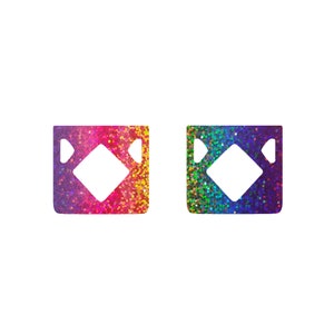 Rainbow Holographic Shimmer Vinyl Decals for Pump And/or Meter (choose ...