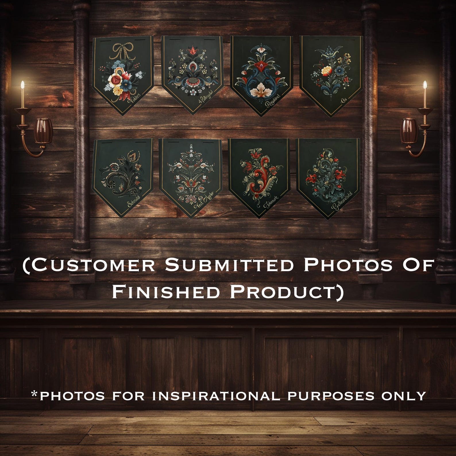 Laser Cut Banner – DIY Blank Pennant Set of 8 – 3 Shapes – Unfinished ...