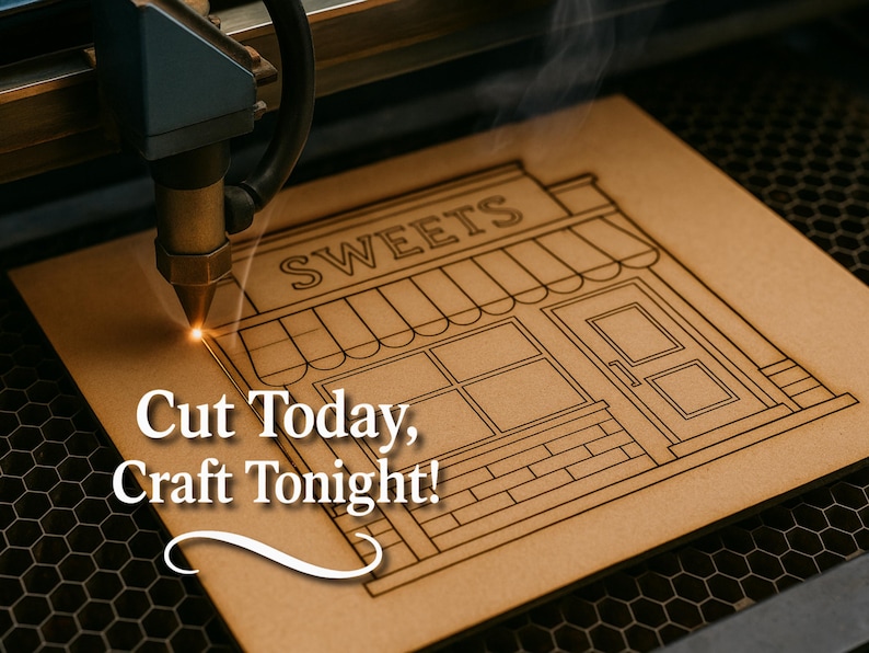 Christmas Village SVG Bundle – Laser Cut Files for Glowforge SVG ...