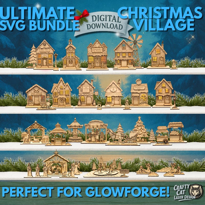 Model Train Town Sets - Etsy