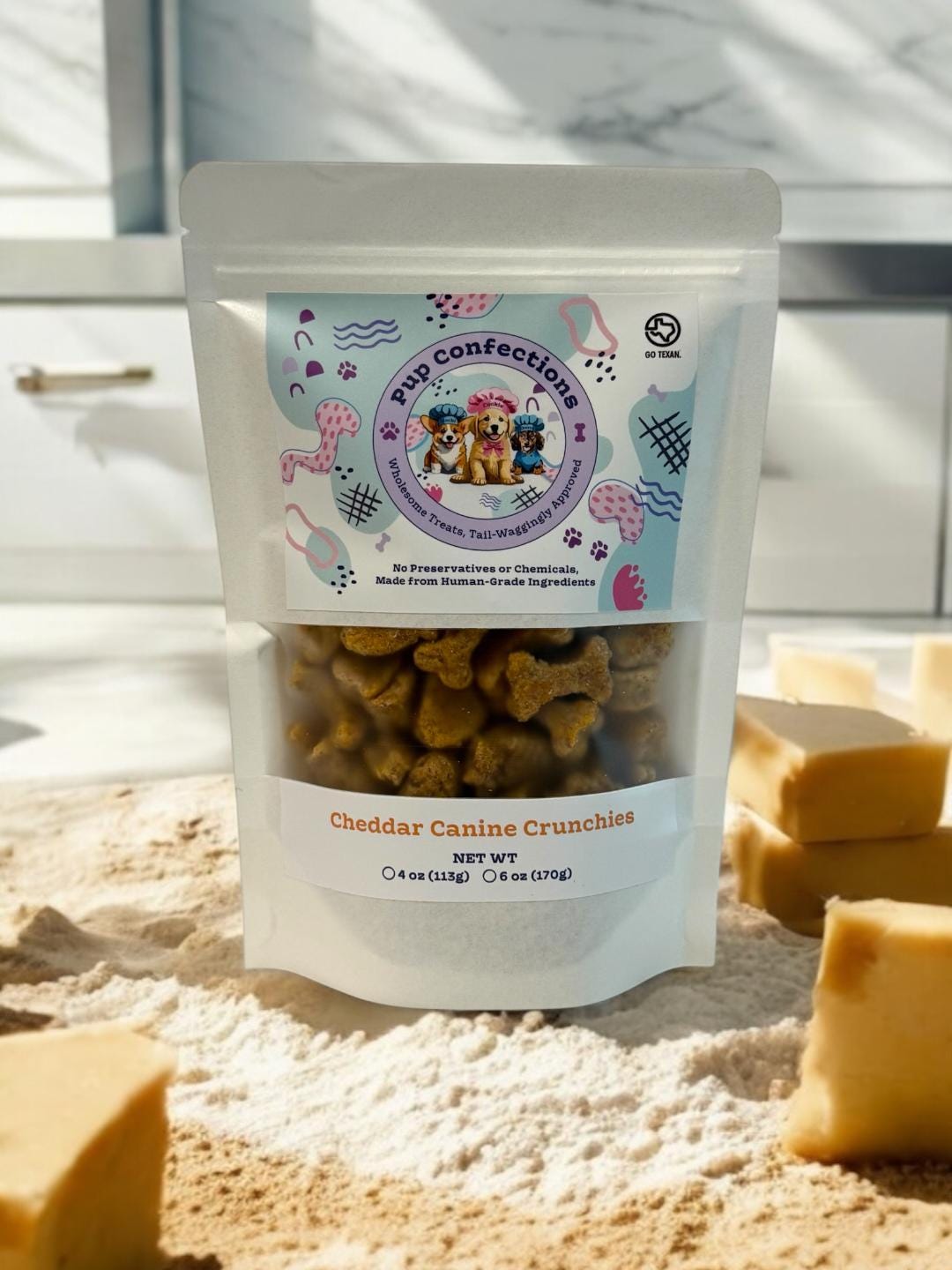 Cheddar Canine Crunchies Dog Treats - Etsy