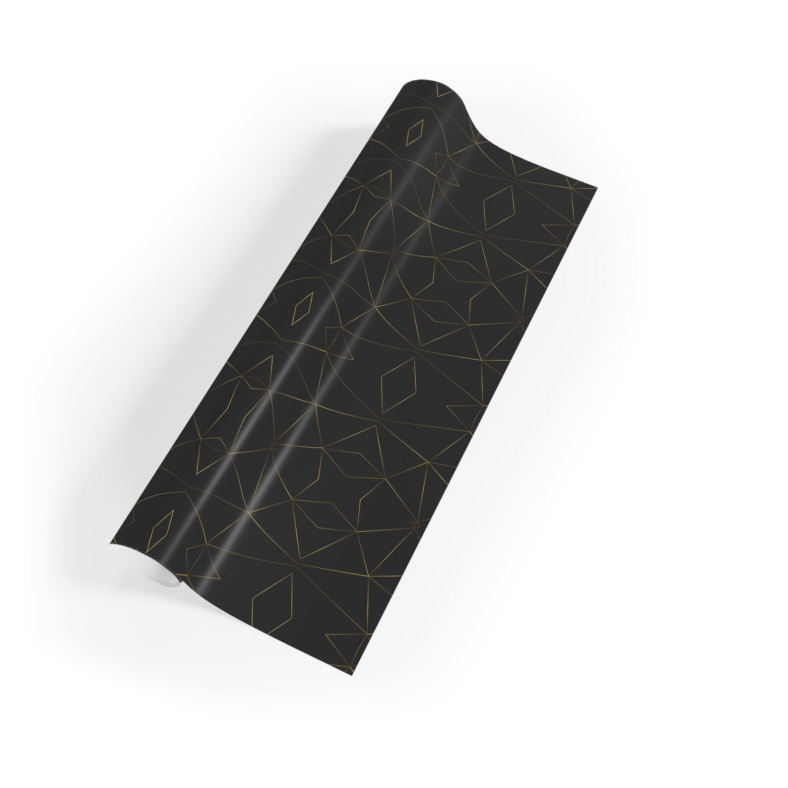 Black Luxury Wrapping Paper, Christmas Wrapping Paper, Luxury Wrapping ...