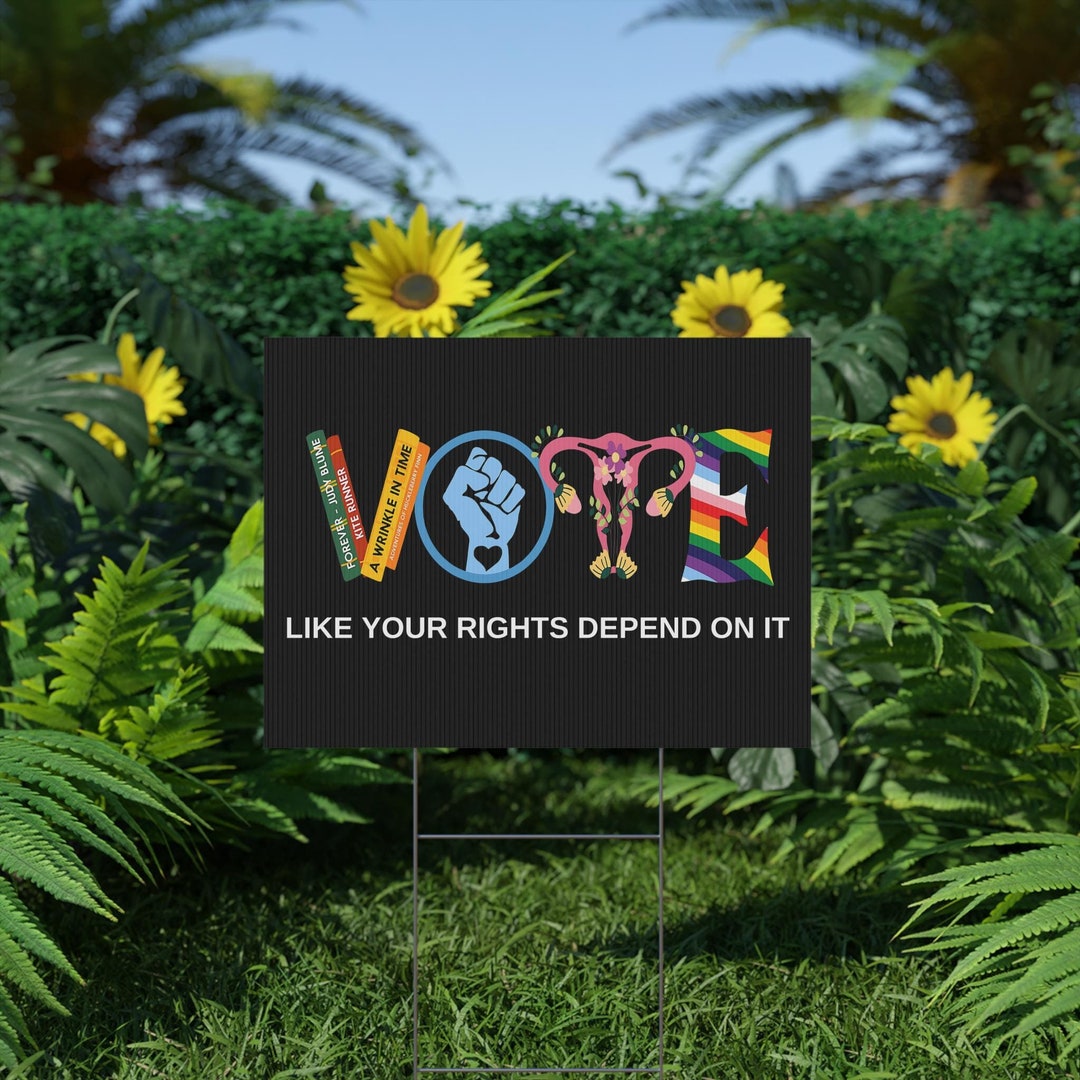 Political Yard Sign, Kamala Harris 2024 Campaign Poster, Support Female ...