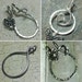 Sterling Silver Thick Organic Vine Charm Holder for Your Own Charms ...