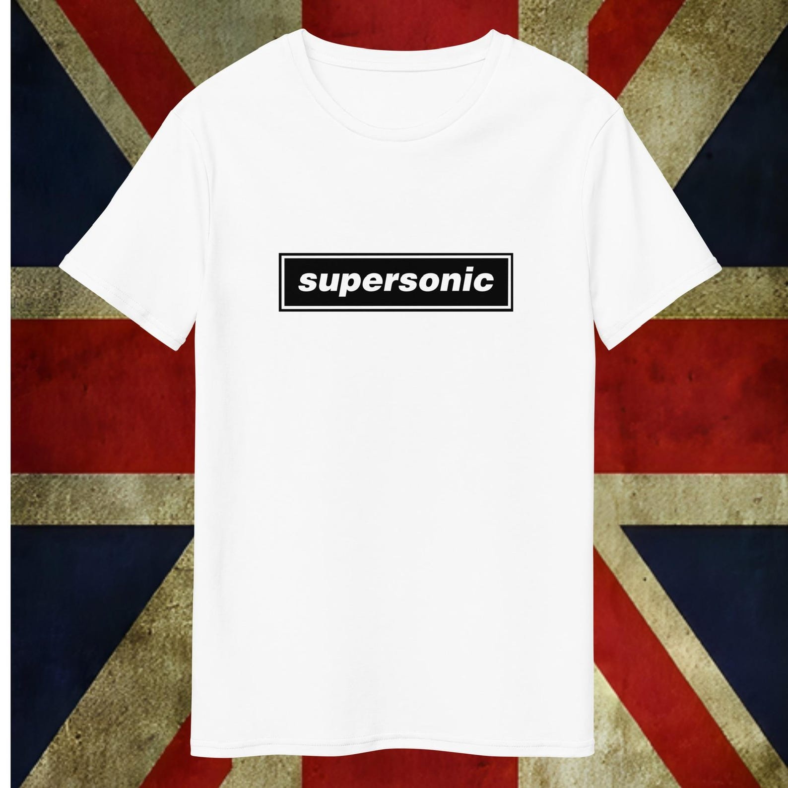 Oasis 'supersonic' T-shirt Iconic 90s Britpop Music Tee Premium Quality ...