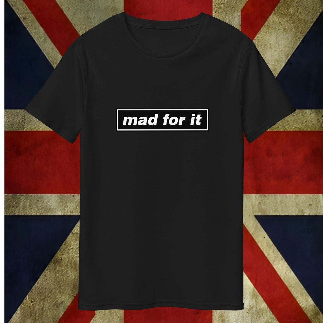 Oasis Logo Inspired 'mad for It' Liam Gallagher Motif Iconic 90s ...