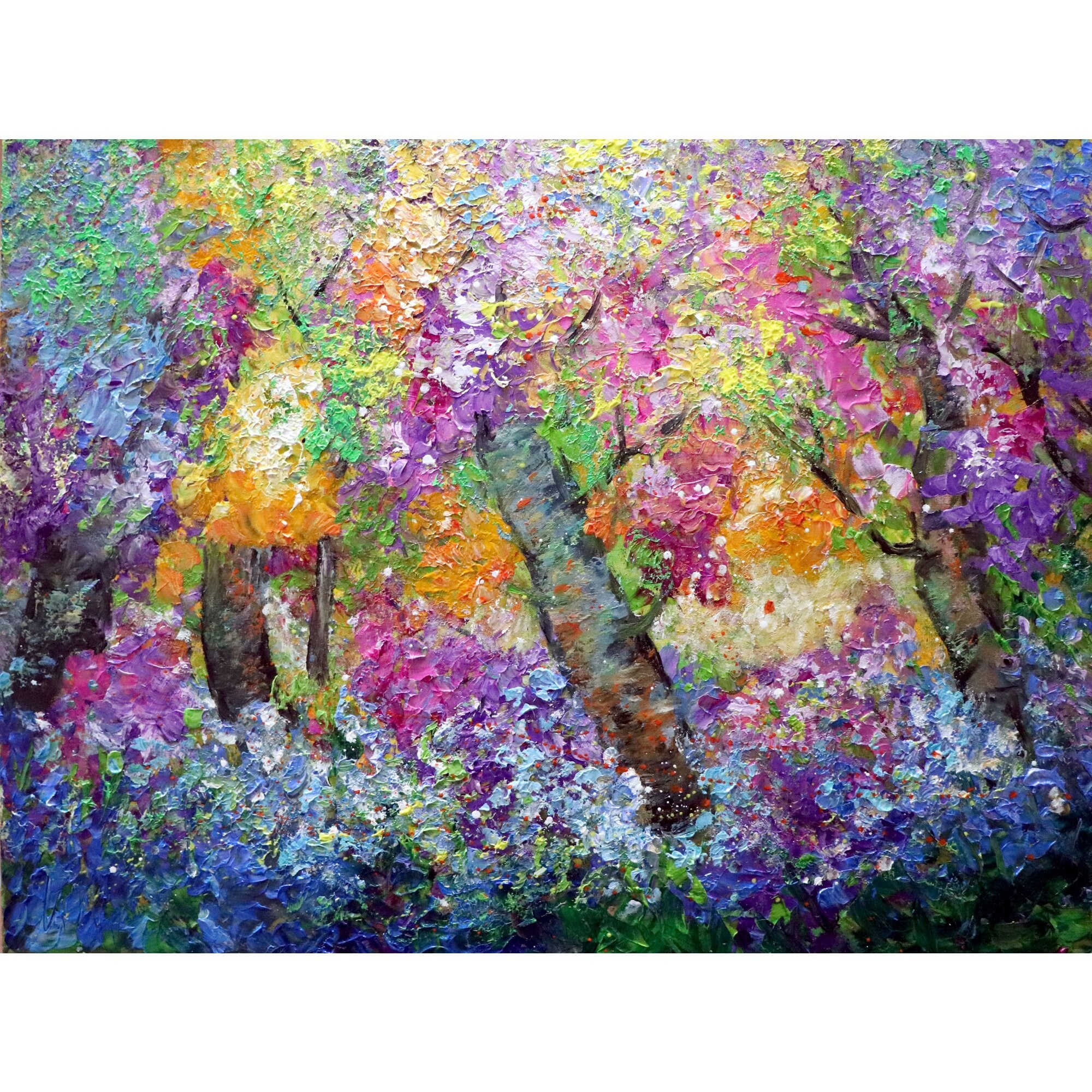Paintings Of Trees In Spring