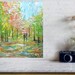 SPRING in Vienna ROMANCE Original Oil Painting Impasto Modern Canvas - Etsy