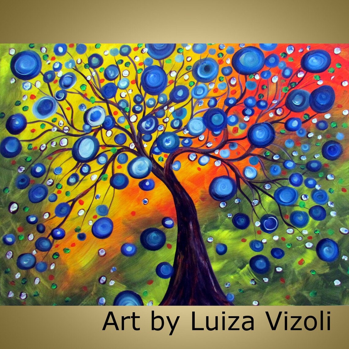 Colorful Tree Painting