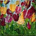 Original Oil Painting Tulips Spring Flowers Impasto Art SMALL CANVAS ...