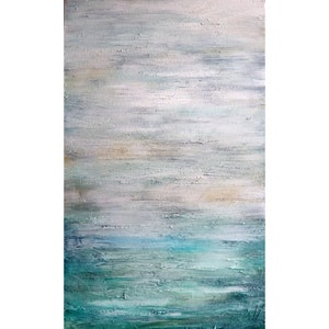 Abstract Ocean Extra Large Vertical Canvas Original Painting - Etsy