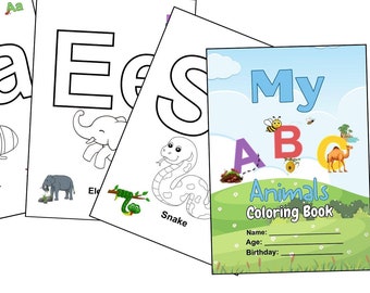 Alphabet Animal Coloring Pages Coloring Book Coloring Page Homeschool ...